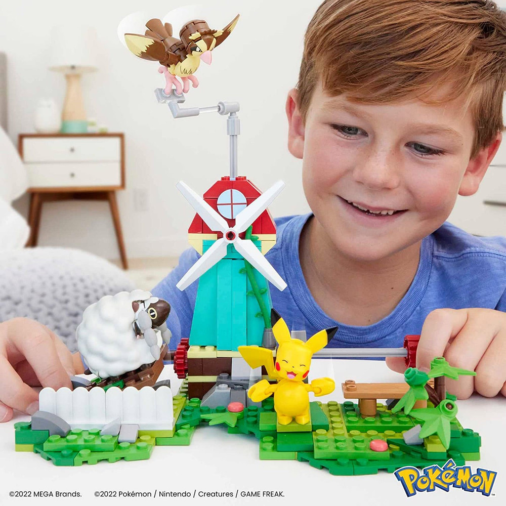 Pokemon Countryside Windmill Set Mega Construx - ToyWiz