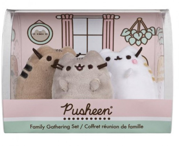 Pusheen Family Gathering Pusheen with Mom Dad 3 Collector 3-Pack Set ...