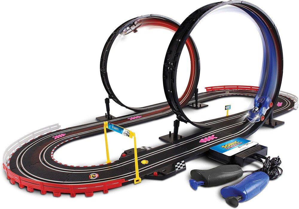 Sonic The Hedgehog All-Stars Racing Transformed Super Loop Slot Car ...