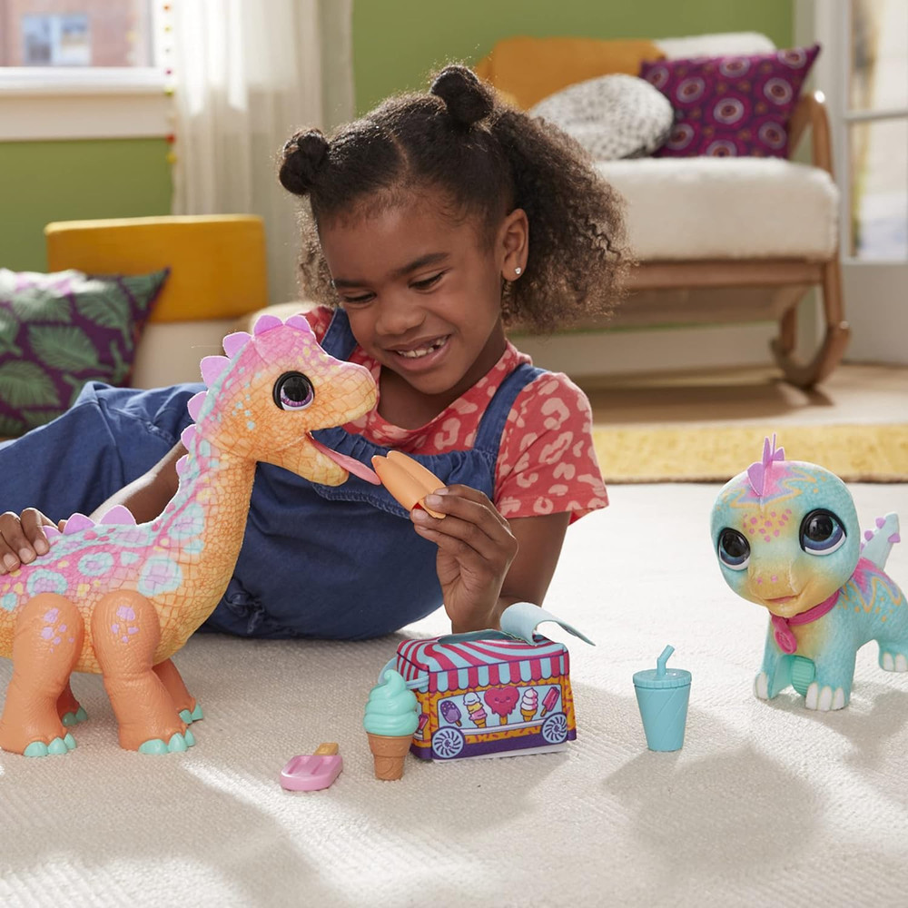 FurReal Snackin Sallys Ice Cream Party Exclusive Interactive Pet Hasbro ...