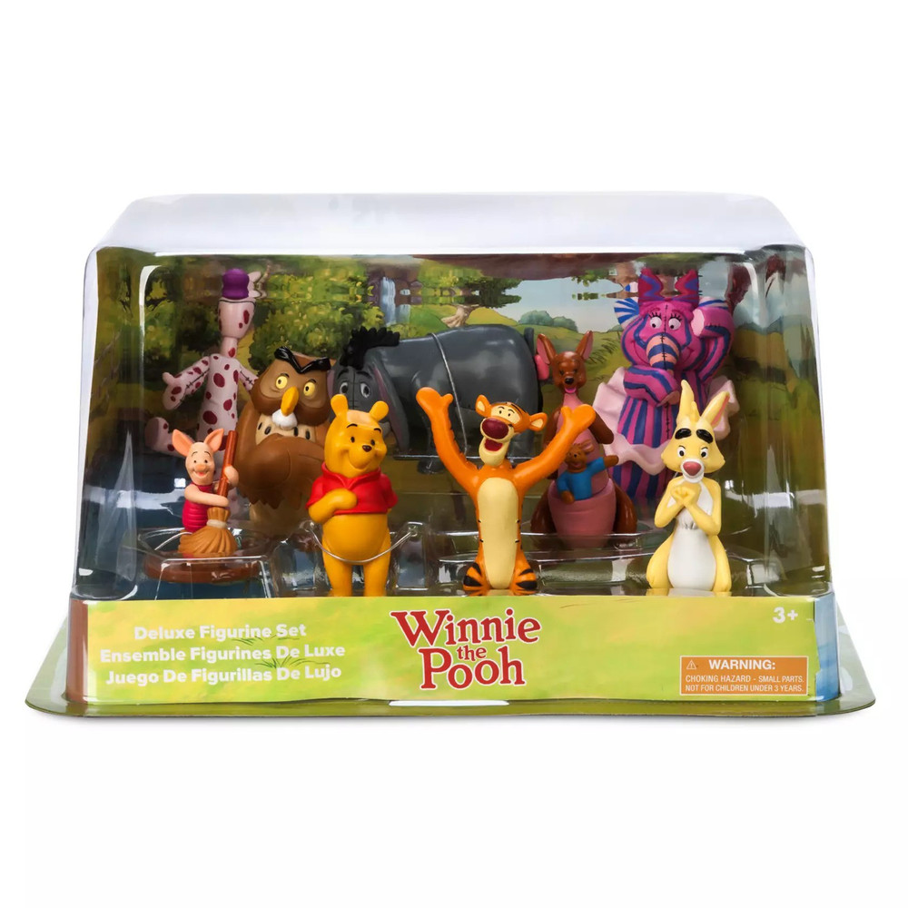 Disney Winnie the Pooh Winnie the Pooh 9-Piece Deluxe PVC Figure Play ...