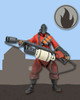 NECA Team Fortress 2 RED Series 1 The Pyro Action Figure - ToyWiz