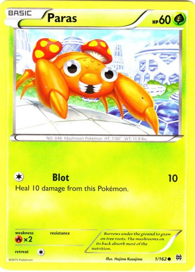 Pokemon X Y BREAKthrough Single Card Common Paras 1 - ToyWiz