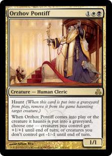 Magic The Gathering Guildpact Single Card Rare Orzhov Pontiff 124 - ToyWiz