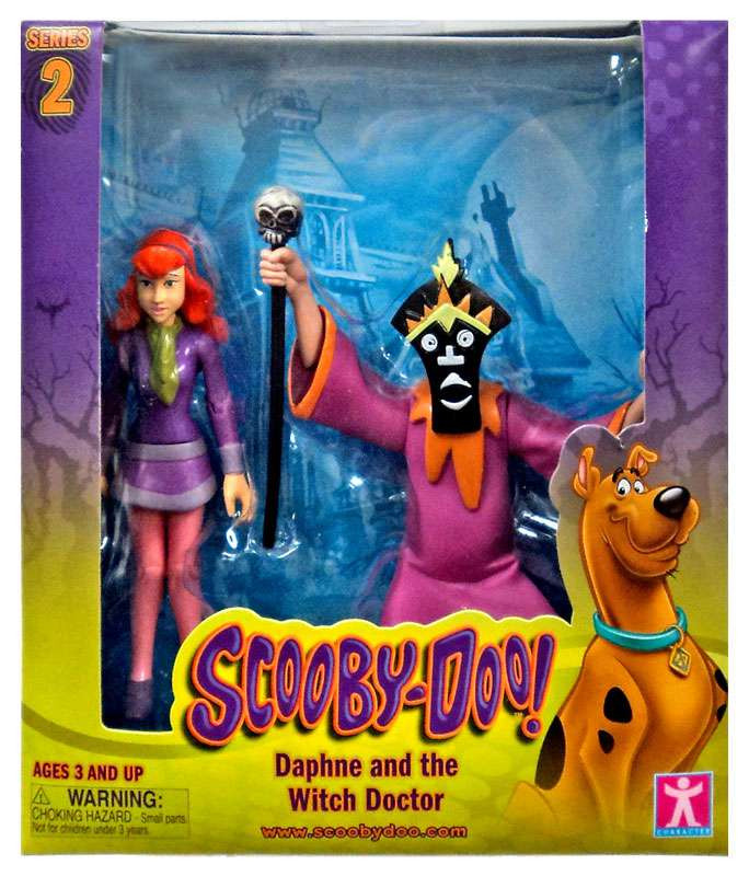 Scooby Doo Series 2 Daphne and the Witch Doctor Action Figure 2-Pack ...
