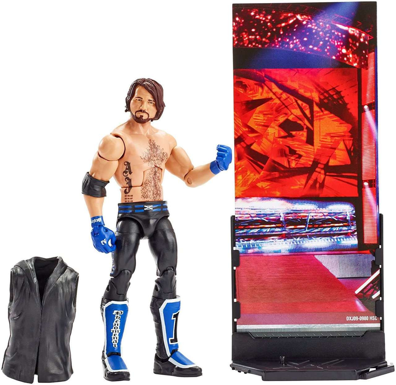 WWE Wrestling Elite Collection Series 47 AJ Styles 6 Action Figure ...