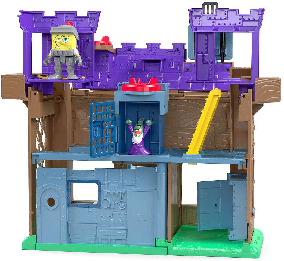 Fisher Price Spongebob Squarepants Imaginext Krusty Krab Kastle Set ...