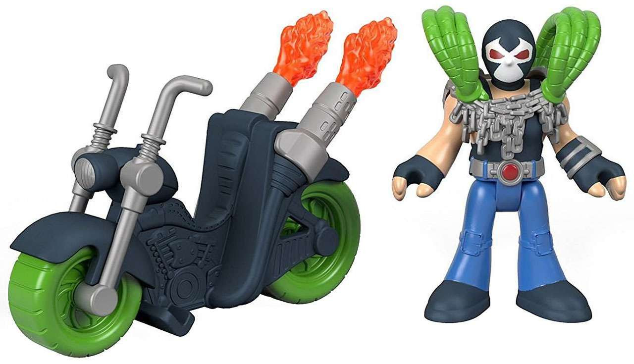 Fisher Price DC Super Friends Imaginext Gotham City Bane Motorcycle 3 ...