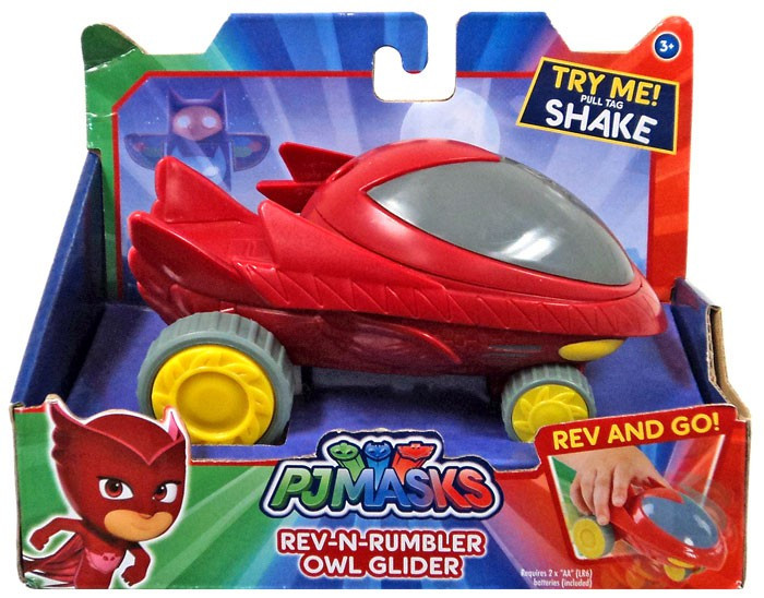 Disney Junior PJ Masks Rev-N-Rumbler Owl Glider Vehicle Just Play - ToyWiz