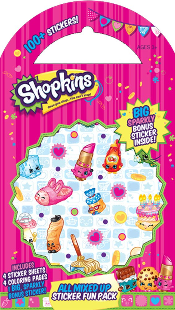 Shopkins All Mixed Up Sticker Fun Pack Moose Toys - ToyWiz