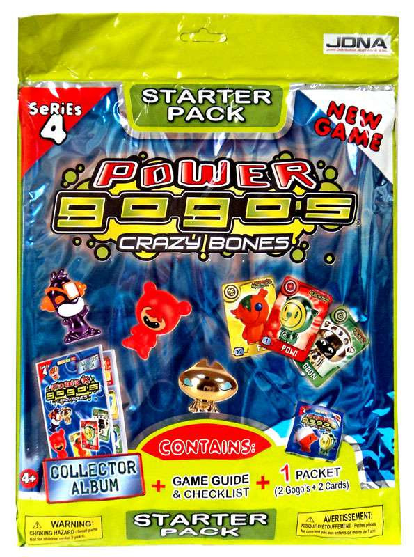 Crazy Bones Gogos Series 4 Power Starter Pack Magic Box Int. - ToyWiz