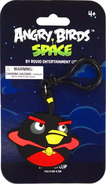 Angry Birds Space Firebomb Bird PVC Backpack Clip Commonwealth Toys ...