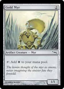 Magic The Gathering Mirrodin Single Card Common Iron Myr 187 - ToyWiz