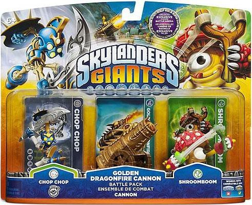 Skylanders Giants Golden Dragonfire Cannon Exclusive Battle Pack ...