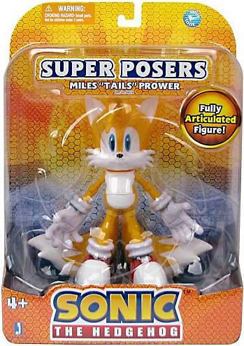 Sonic The Hedgehog Super Posers Tails 5 Action Figure Jazwares - ToyWiz