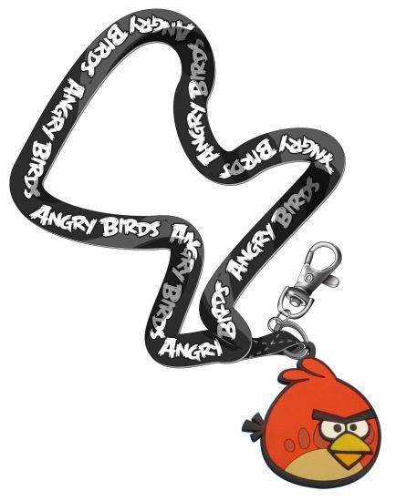 Angry Birds Red Bird Lanyard Keychain Commonwealth Toys - ToyWiz