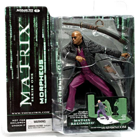 McFarlane Toys The Matrix Matrix Reloaded Series 1 Morpheus Action ...