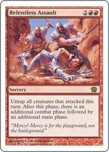 Magic The Gathering 8th Edition Single Card Rare Relentless Assault 214 ...