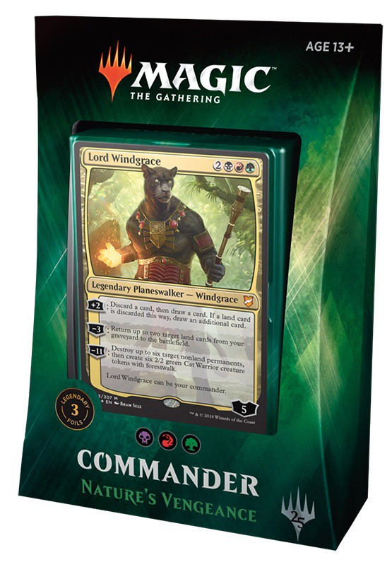 Magic The Gathering Commander 2018 Natures Vengeance Deck Black Red Magic The Gathering Commander 2018 Natures Vengeance Deck Black Red