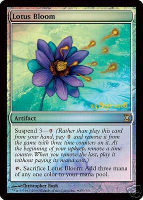 Magic The Gathering Prerelease Release Single Card Promo Lotus Bloom ...