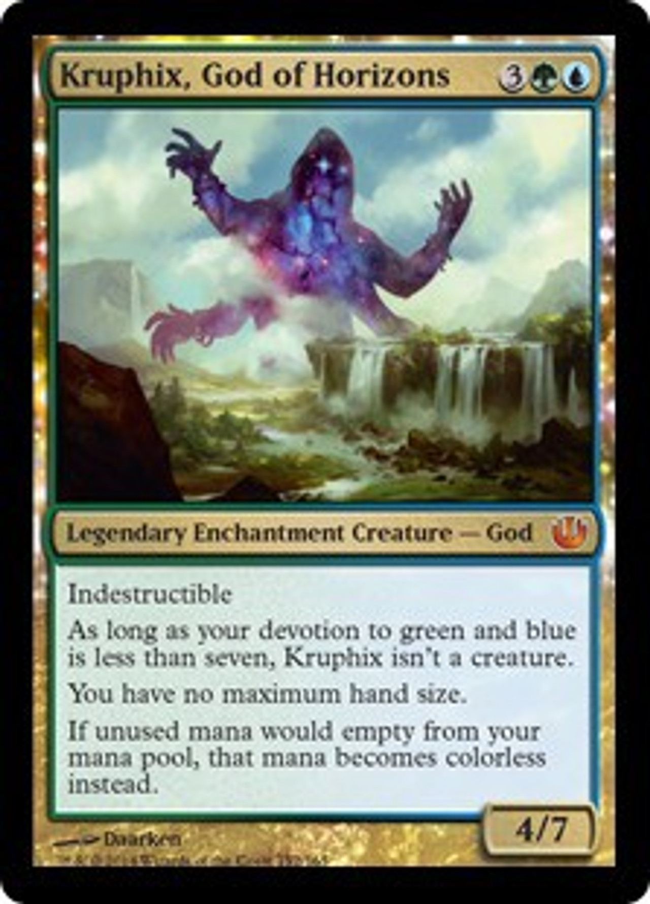 Magic The Gathering Journey Into Nyx Single Card Mythic Rare Kruphix God Of Horizons 152 Korean
