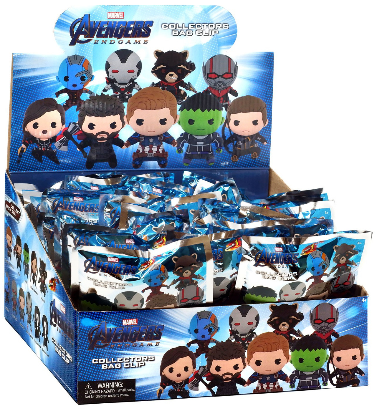 Marvel 3D Figural Foam Bag Clip Series 1 Avengers Endgame Mystery Box ...