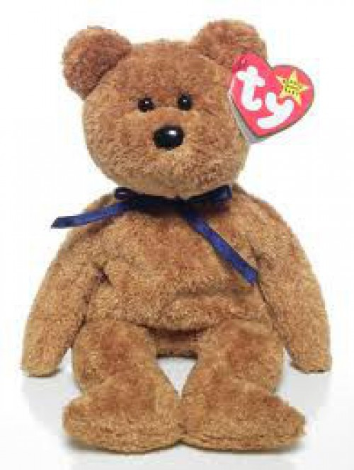 Beanie Babies Fuzz the Bear Beanie Baby Plush Ty - ToyWiz