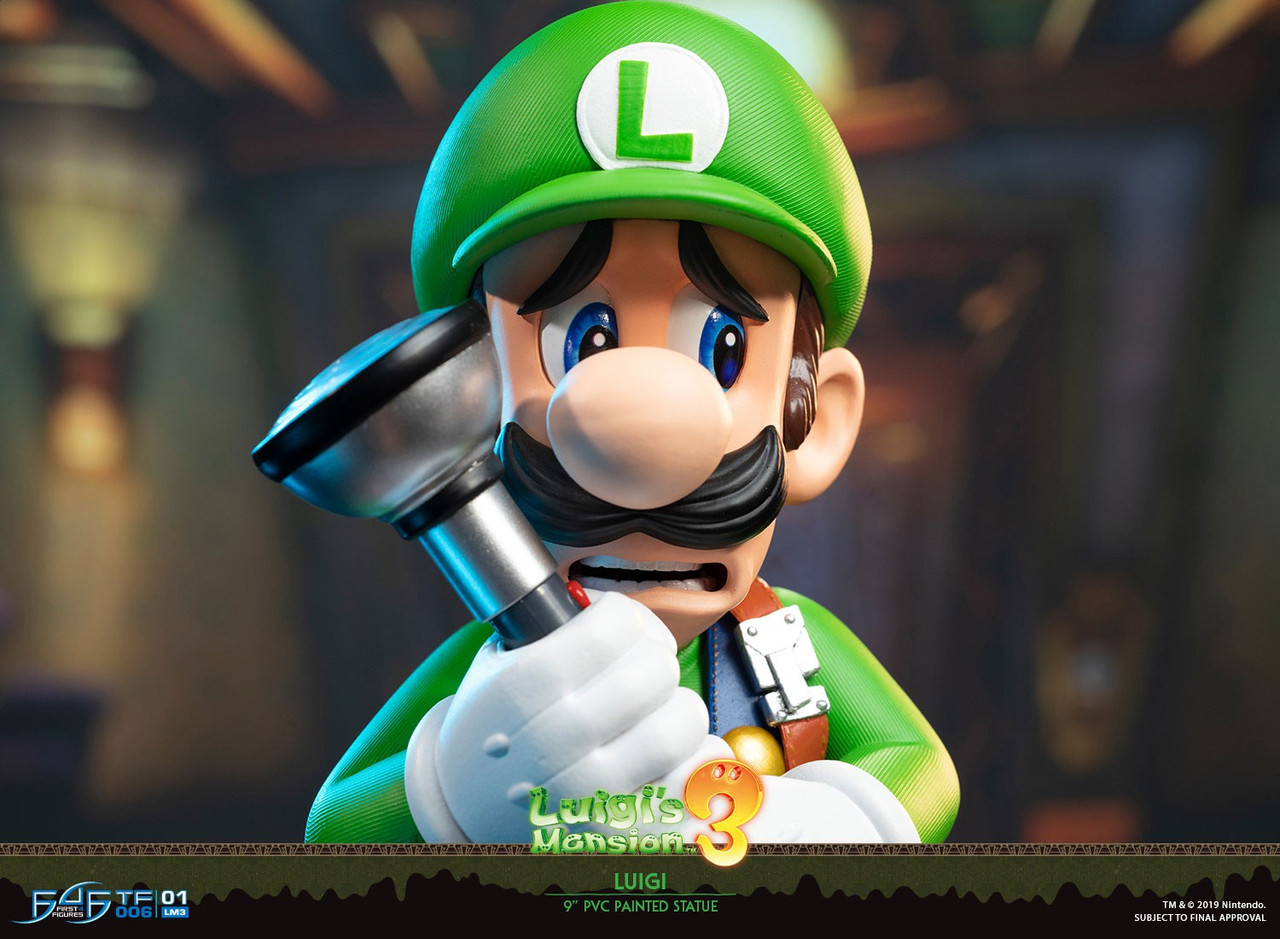 Luigis Mansion 3 Luigi 9 Statue Standard Edition First 4 Figures - ToyWiz