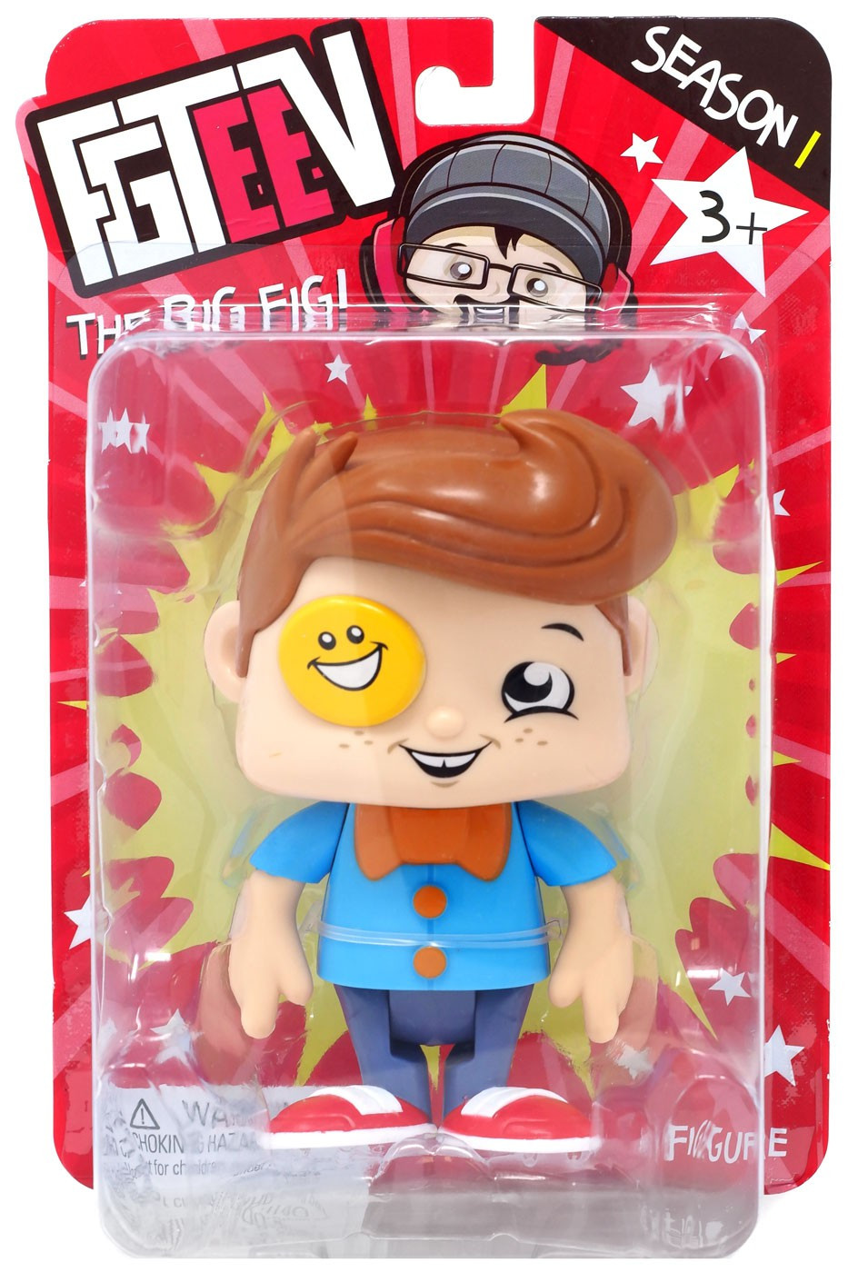 FGTeeV Season 1 Funnel Boy Action Figure Bonkers Toy Co. - ToyWiz
