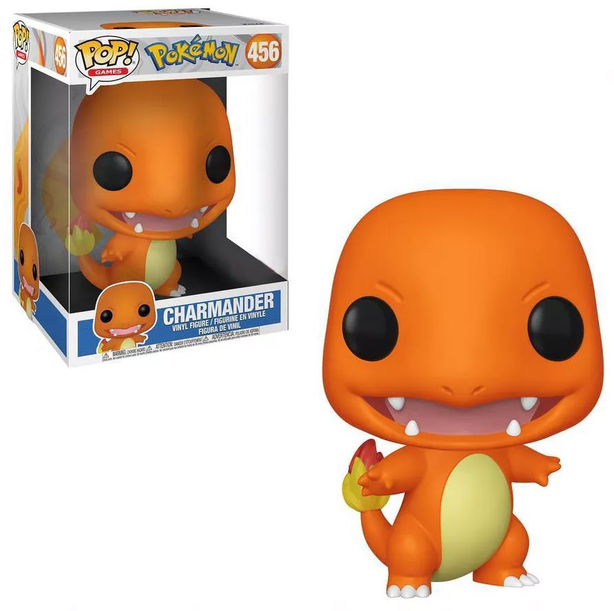 Funko Pokemon POP Games Charmander Exclusive 10 Vinyl Figure 456 Super ...