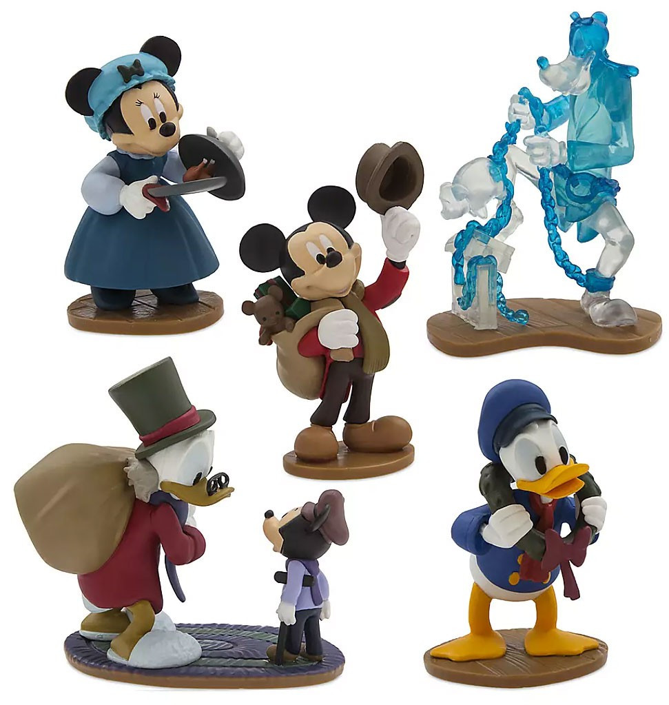 Disney 2019 Mickeys Christmas Carol Exclusive 6-Piece PVC Figure Play ...