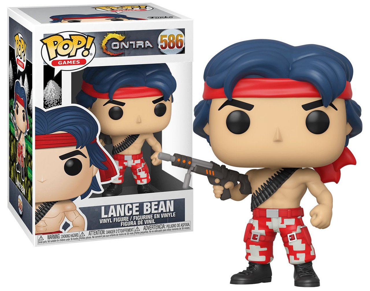 Funko Contra Pop Games Lance Bean Vinyl Figure 586 - ToyWiz