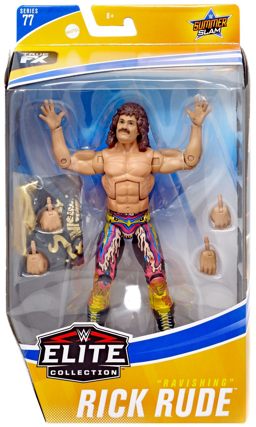 WWE Wrestling Elite Collection Series 77 Ravishing Rick Rude 7 Action ...
