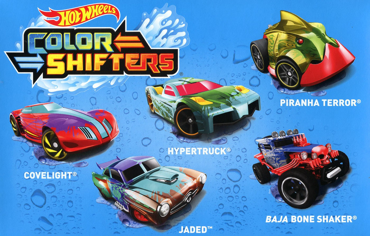 Hot Wheels Color Shifters Diecast Car 5-Pack Version 2 Mattel - ToyWiz