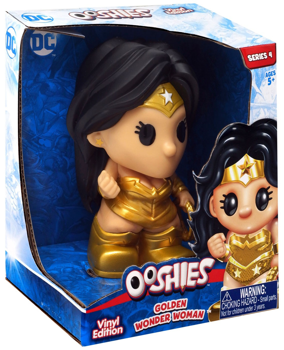 Ooshies DC Comics Series 4 Golden Wonder Woman 4 Vinyl Figure Head ...