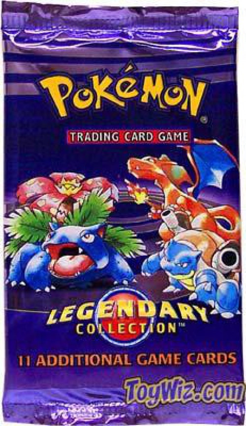 Pokemon Trading Card Game Legendary Collection Booster Pack 11 Cards ...
