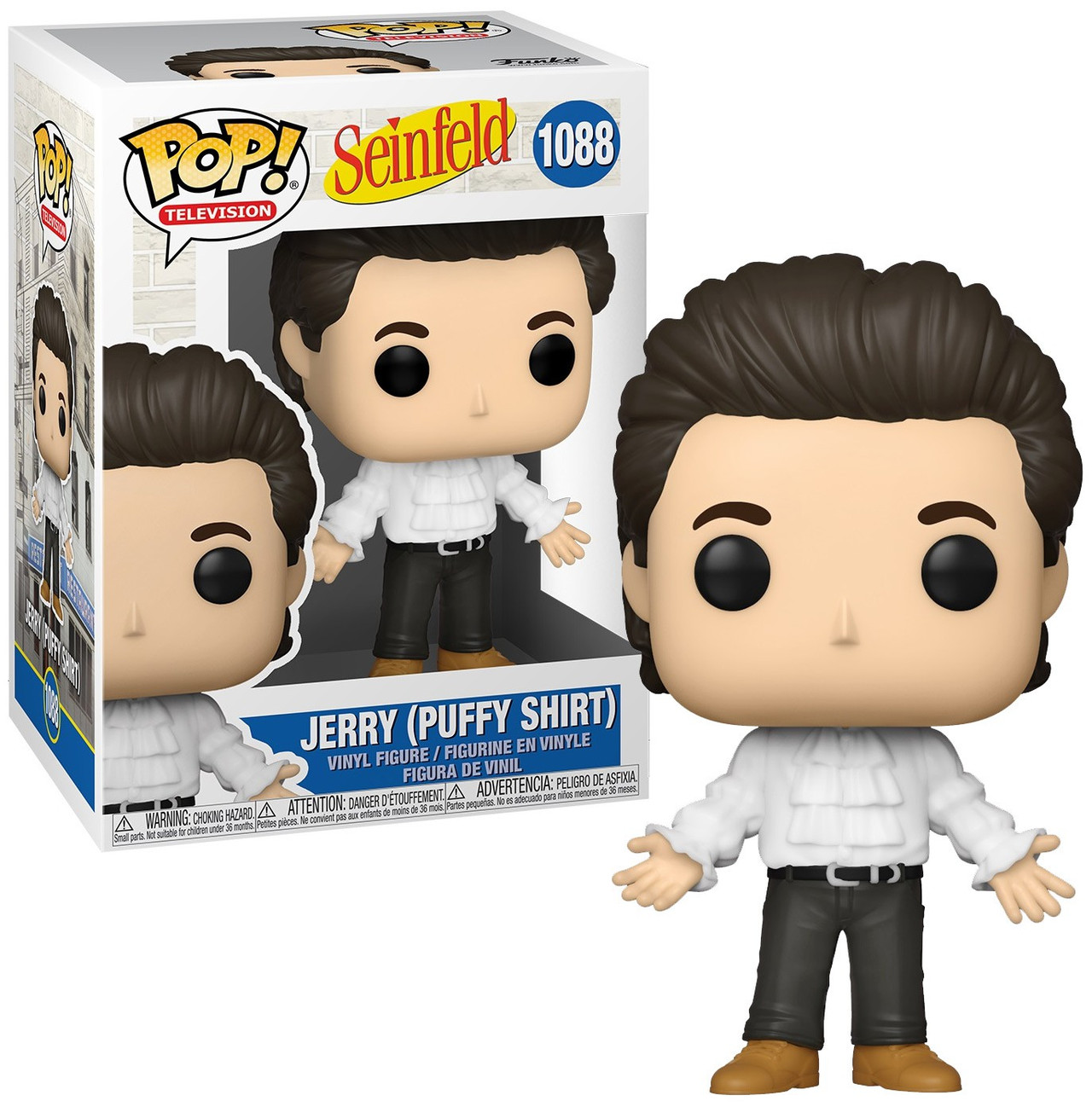 Funko Seinfeld POP TV Jerry Puffy Shirt Vinyl Figure 1088 - ToyWiz