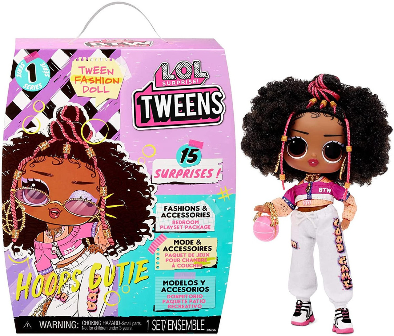 LOL Surprise BTW BTW Series 1 Hoops Cutie Fashion Doll MGA ...