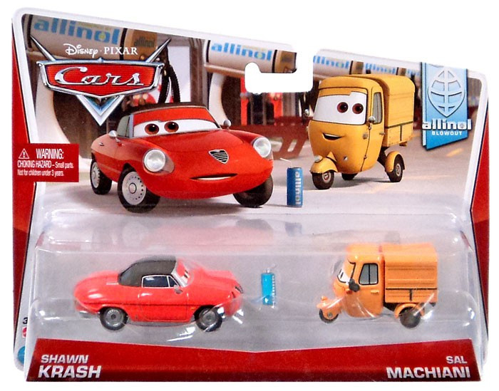 Disney Pixar Cars Mainline Shawn Krash Sal Machiani 155 Diecast Car 2 ...