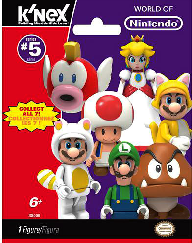 KNEX Super Mario Series 5 Mystery Pack 38009 1 RANDOM Figure - ToyWiz