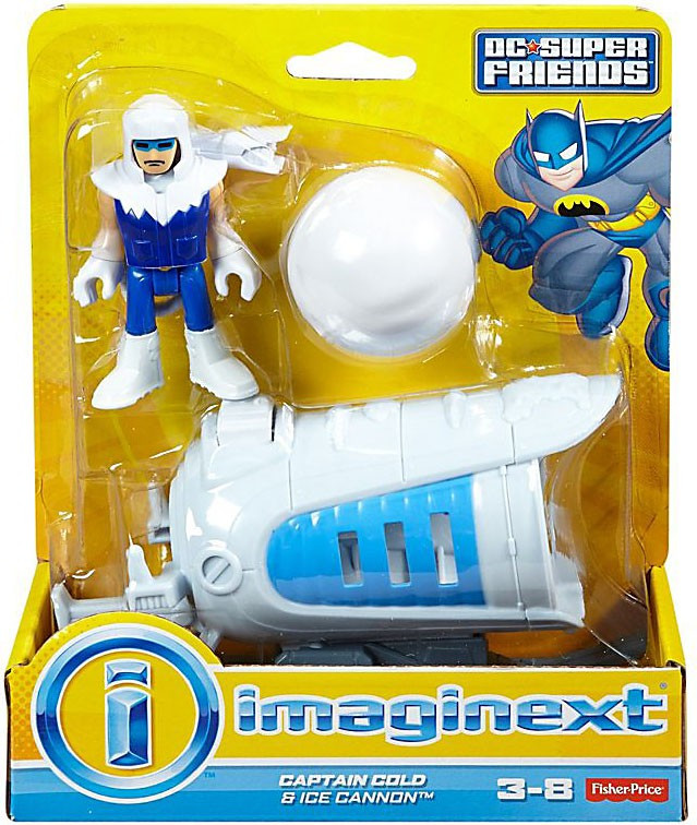 Fisher Price DC Super Friends Imaginext Captain Cold Ice Cannon 3 ...