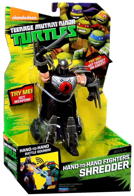 Teenage Mutant Ninja Turtles Nickelodeon Hand-To-Hand Fighters Shredder ...
