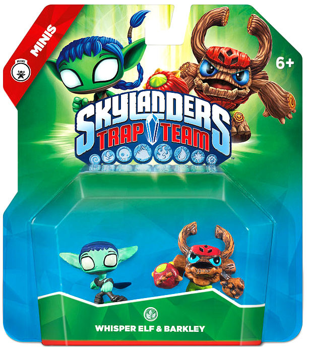 Skylanders Trap Team Whisper Elf Barkley Figure 2-Pack Activision - ToyWiz