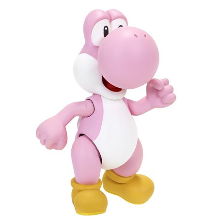 World of Nintendo Series 3 Pink Yoshi with Egg 4 Action Figure Jakks ...