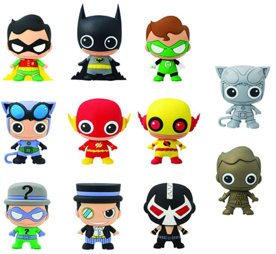 DC 3D Figural Keyring DC Series 2 Mystery Box 24 Packs Monogram - ToyWiz