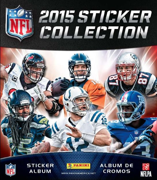 NFL Panini 2015 Football Sticker Collection Box 50 Packs - ToyWiz