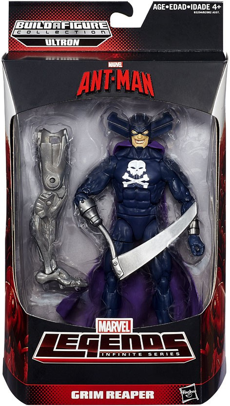 Marvel Ant Man Marvel Legends Ultron Series Grim Reaper 6 Action Figure ...