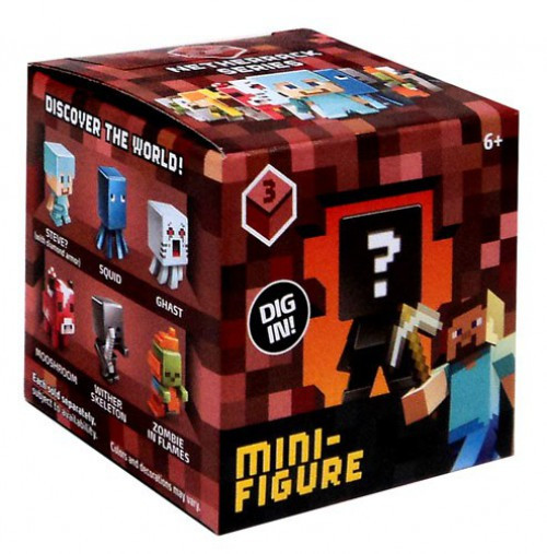 Minecraft Netherrack Series 3 Mystery Pack 1 RANDOM Figure Mattel Toys ...