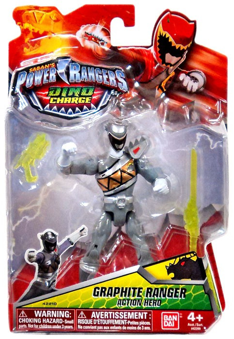Power Rangers Dino Charge Graphite Ranger 5 Action Figure Bandai ...