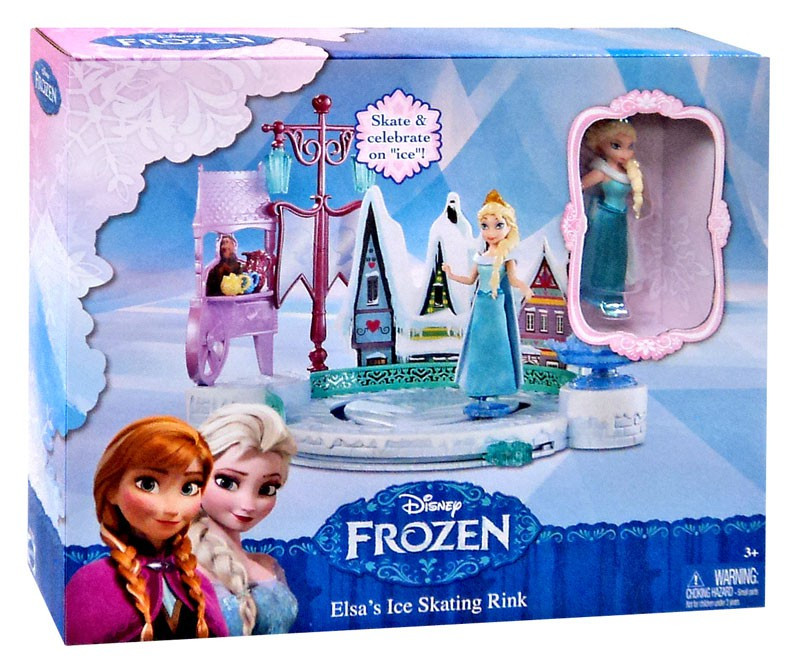 Disney Frozen Elsas Ice Skating Rink Playset Mattel Toys - ToyWiz